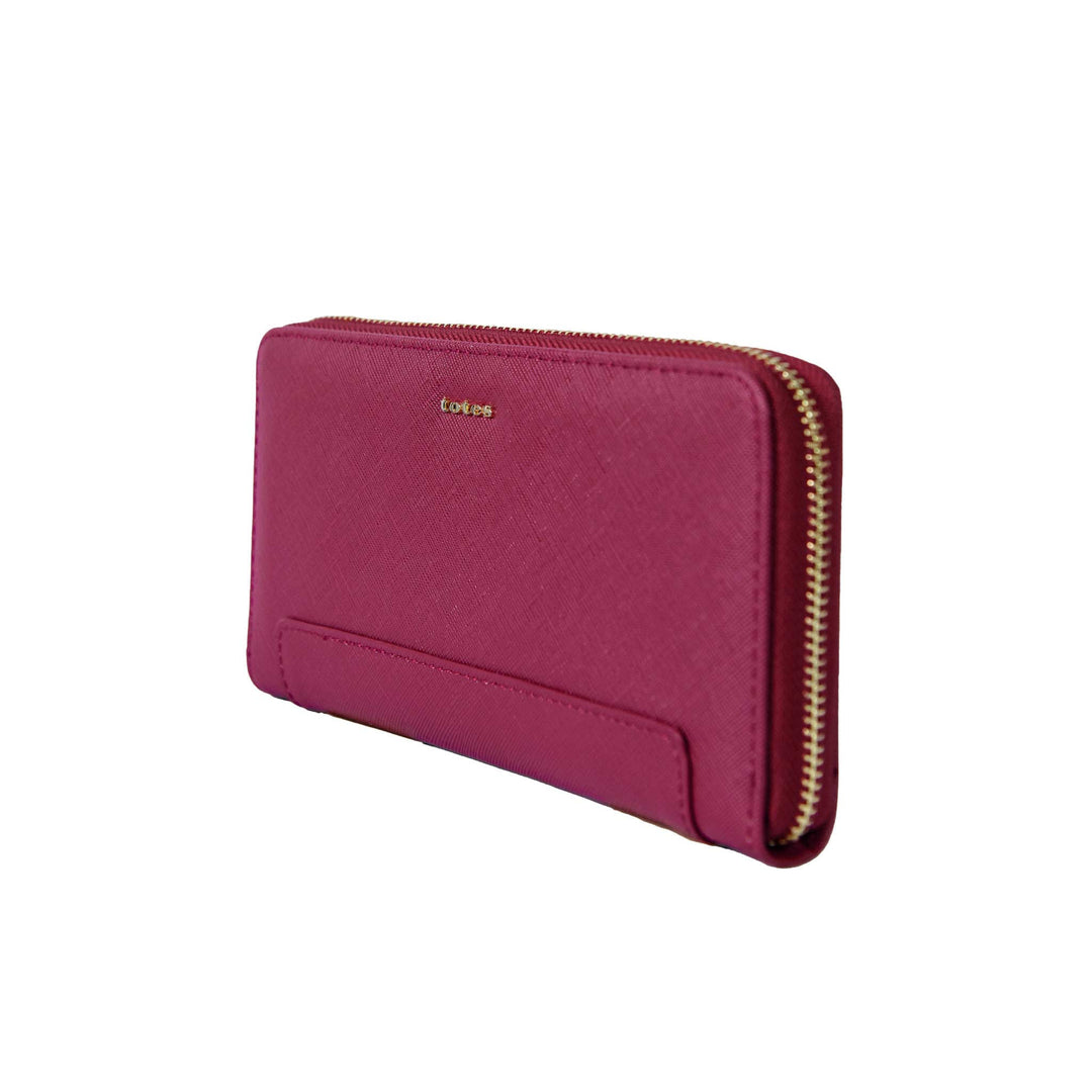 Long Wallet - Cherry Red/Burgundy – Totes